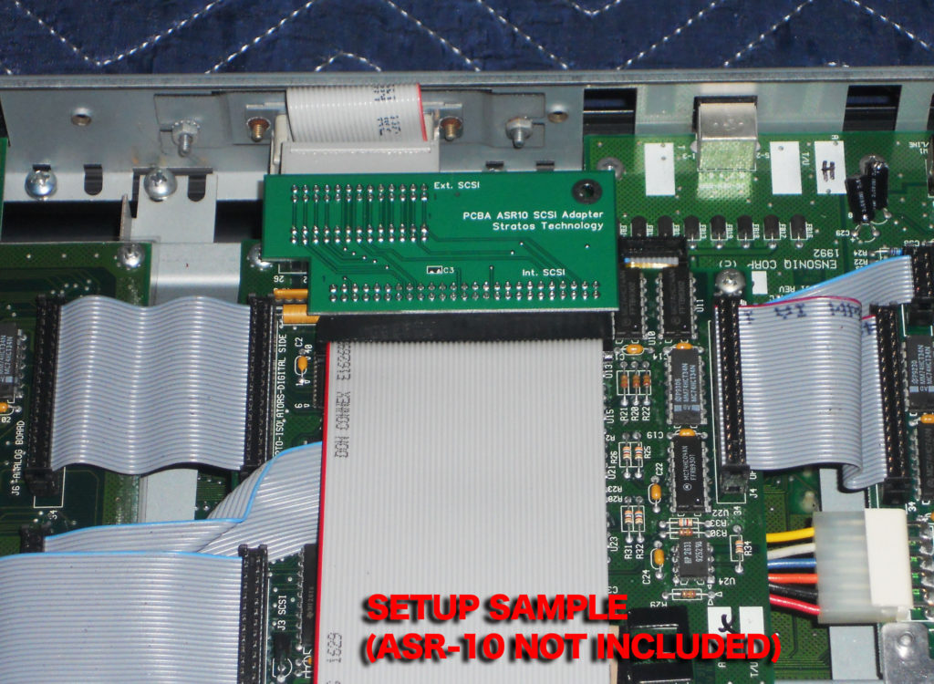 Stratos Technology Ensoniq ASR-10 internal SCSI conversion KIT with SD ...